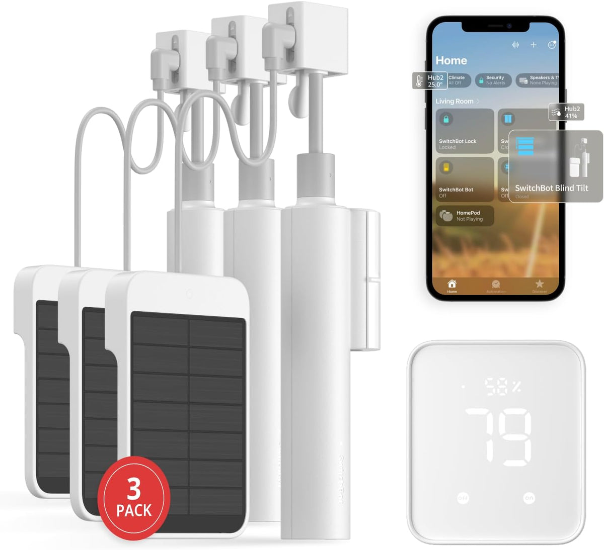 Switchbot Hub 2 Blind Tilt Combo Smart Blinds With Solar Battery Switchbot International